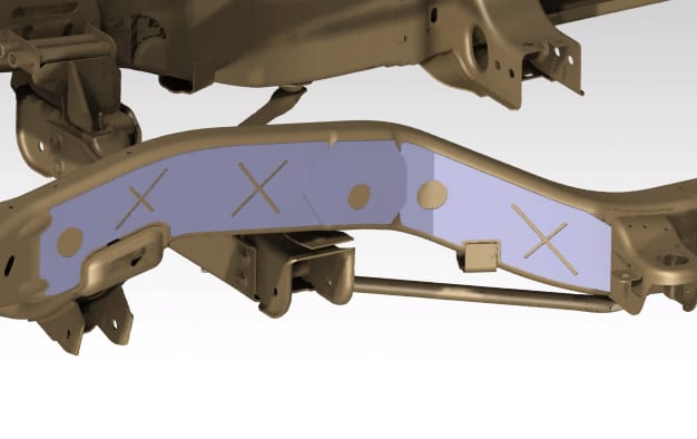 '99-'06 2WD Chevy Frame Overlay Plates | TE Designs