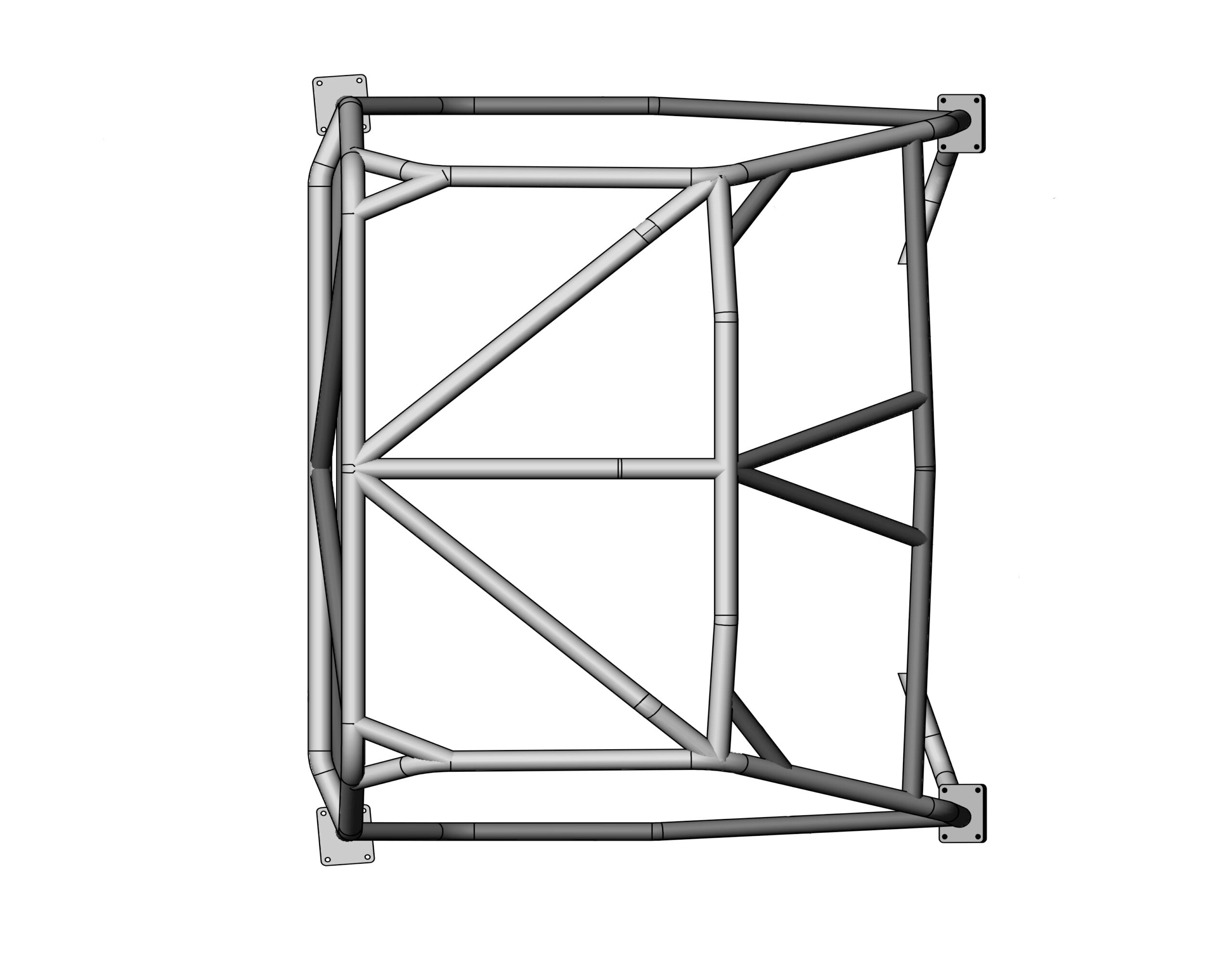 '73-'87 Chevy Squarebody Standard Cab Minimal Cage Kit | TE Designs